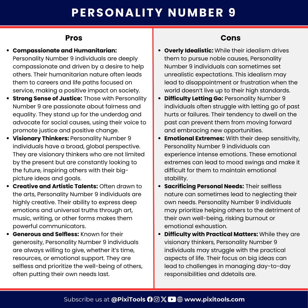 Personality Number 9: Unveiling the Inspiring Traits and Strengths ...